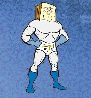 How About That Time Powdered Toast Man Fought Waffle Woman – How About ...